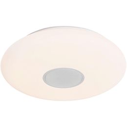 Nordlux LED Deckenleuchte "Djay Smart Color", H: 9cm, 1 Stk., wei&szlig;, Wohnzimmer, Leuchten, Smart-Nutzung f&uuml;r Licht und Musik, Kaltwei&szlig;es bis