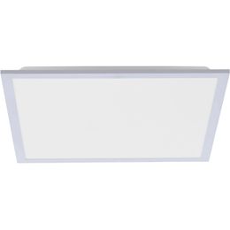 JUST LIGHT LED Panel "FLAT", 1, H: 7cm, 1 Stk., silber, Leuchten, LED Deckenleuchte, LED Deckenlampe