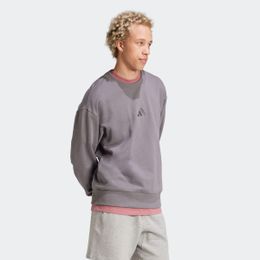 Herren Sweatshirt "M A SZN FT CRW", grau, Gr. S, adidas Sportswear, Obermaterial: 100% Baumwolle, Sweatshirts