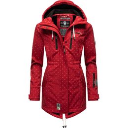 Marikoo Damen Funktionsmantel "Zimtzicke", rot, Gr. XS, Oberstoff: 98% Polyester, 2% Elasthan; Futter: 100% Polyester; &Auml;rmelfutter: 100% Polyester,