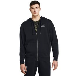 Under Armour Herren Kapuzensweatshirt "UA ICON FLEECE FZ HOOD"schwarz,, wei&szlig;, Gr. S, Obermaterial: 80% Baumwolle, 20% Polyester, Sweatshirts, mit