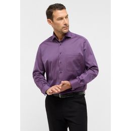 Eterna Herren Langarmhemd "COMFORT FIT"lila, Gr. 44, Twill, 100% cotton, Hemden, NON IRON (b&uuml;gelfrei)
