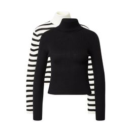 Trendyol Pullover Damen Gr&ouml;&szlig;e S schwarz / wei&szlig;