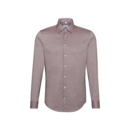 Seidensticker Herren Businesshemd "Schwarze Rose", rot, Gr. 42, unifarben, 100% Baumwolle, Hemden, Shaped 1/1 Kentkragen Uni