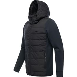 Ragwear Herren Steppjacke "Rendy Tech YOUMODO"schwarz, Gr. L, Obermaterial 1: 100% Polyester. Obermaterial 2: 47% Polyester, 47% Modal, 6% Elasthan.