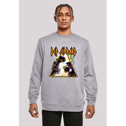 F4NT4STIC Herren Sweatshirt "Def Leppard Hysteria", grau, Gr. XXL, Obermaterial: 50% Baumwolle, 50% Polyester, Sweatshirts, Premium Qualit&auml;t
