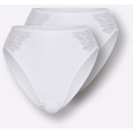w&auml;schepur W&Auml;SCHEPUR Damen Jazz-Pants Slips, Gr. 36, wei&szlig;, 86% Polyamid, 14% Elasthan, Unterhosen