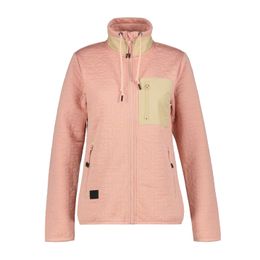 Icepeak Damen Strickfleecejacke "D STRICKFLEECEJACKE AMENIA", pink, Gr. XXXL, Obermaterial: 97% Polyester, 3% Elasthan, Jacken, sportlicher Stil, mit