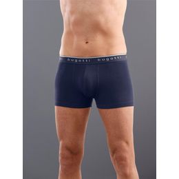 Bugatti Herren Panty, Gr. 6, blau, 100% Baumwolle, Unterhosen