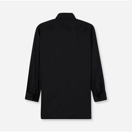 OLYMP Herren Langarmhemd "Luxor", schwarz, Gr. 42, Web, Obermaterial: 100% Baumwolle, Hemden, Businesshemd, unifarben, modern fit, Royal-Kentkragen