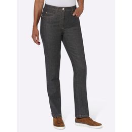 Casual Looks Damen 5-Pocket-Jeans, schwarz, Gr. 24, unifarben, 98% Baumwolle, 2% Elasthan, Jeans