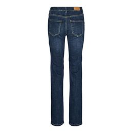 V&eacute;ro Moda VERO MODA Damen Straight-Jeans "VMFLASH MR STRAIGHT JEANS LI3300 GA NOOS", blau, Gr. S, unifarben, Denim/Jeans, Obermaterial: 89% Baumwolle, 9%