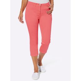 Classic Basics Damen 3/4-Jeans, orange, Gr. 52, unifarben, 97% Baumwolle, 3% Elasthan, Jeans