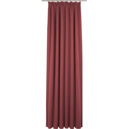 Vorhang Adam, B:145cm H:245cm, rot, Baumwolle (Bio-Baumwolle), Wohnzimmer, Gardinen, "Uni Collection", aus 100% Bio-Baumwolle, Vorhang nach Wunschma&szlig;