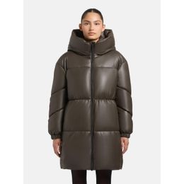 Khujo Damen Wintermantel "Lorsa", braun, Gr. S, Obermaterial: 100% Polyurethan. Innenfutter: 100% Polyester. Wattierung: 100% Polyester.