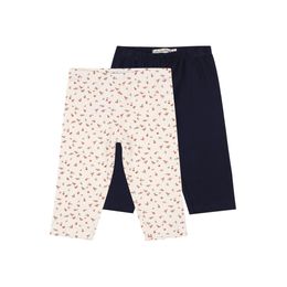 Minymo Leggings M&auml;dchen Gr&ouml;&szlig;e 86 creme / nachtblau / rot / schwarz