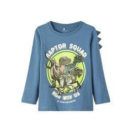 name it Shirt 'Jinus' Jungen Gr&ouml;&szlig;e 86 taubenblau / mischfarben