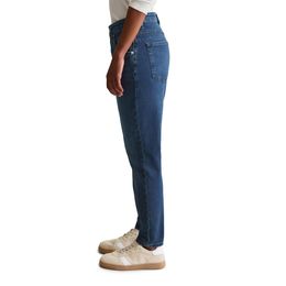 Marc O'Polo Damen Boyfriend-Jeans "aus Organic Cotton-Mix"dunkelblau, Gr. 27, MARC O'POLO DENIM, unifarben, Obermaterial: 99% Baumwolle, 1% Elasthan, Jeans