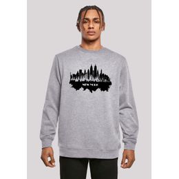 F4NT4STIC Herren Kapuzenpullover "Cities Collection - New York skyline", grau, Gr. S, Obermaterial: 50% Baumwolle, 50% Polyester, Pullover, Print