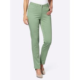 Classic Basics Damen Bequeme Jeans, gr&uuml;n, Gr. 25, unifarben, 98% Baumwolle, 2% Elasthan, Jeans