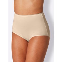 Schiesser Damen Taillenslip, Gr. 38, beige, 95% Baumwolle, 5% Elasthan, Unterhosen