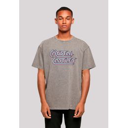 F4NT4STIC Damen T-Shirt "Atari Crystal Castles Retro Gaming", grau, Gr. XXL, Obermaterial: 100% Baumwolle, Shirts, Premium Qualit&auml;t