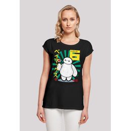 F4NT4STIC Damen T-Shirt "Big Hero 6 Baymax Lollypop", schwarz, Gr. 5XL, Obermaterial: 100% Baumwolle, Shirts, Premium Qualit&auml;t