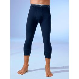 Bugatti Herren Lange Unterhose, Gr. 6, blau, 100% Baumwolle, Unterhosen