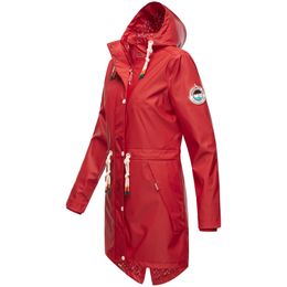 Navahoo Damen Regenjacke "Tropical Stormoo", rot, Gr. XS, Obermaterial: 70% Polyester, 30% Polyurethan; Innenfutter: 100% Polyester; &Auml;rmelfutter: