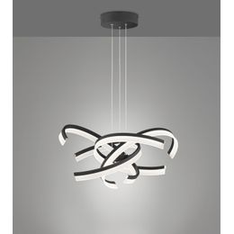 Fischer & Honsel Sund Pendelleuchte LED Schwarz, 4-flammig