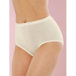 Mey Damen Taillenslip, Gr. 42, beige, 70% Schurwolle, 30% Seide, Unterhosen