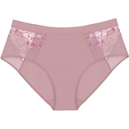 Triumph Damen Maxislip "Wild Azalea Florale", Gr. 44, rosa, Microtouch, Obermaterial: 82% Polyamid, 18% Elasthan, Unterhosen, Spitze,