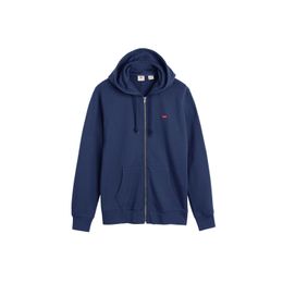 Levi's LEVI'S Herren Sweatshirt "Sweatjacke The Original Housemark Zip Up 1er Pack", blau, Gr. L, Obermaterial: 100% Baumwolle CO., Sweatshirts
