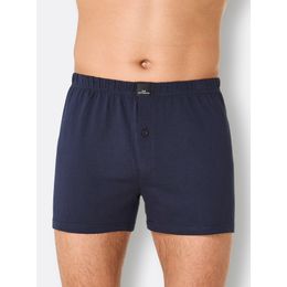 Herren Boxershorts, Gr. 5, blau, 100% Baumwolle, Unterhosen