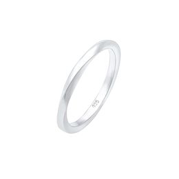 Elli Ring 'Twisted' Damen Gr&ouml;&szlig;e 56 silber