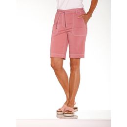 Classic Basics Damen Jeansbermudas, rot, Gr. 54, unifarben, 98% Baumwolle, 2% Elasthan, Jeans