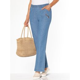 Classic Basics Damen Bequeme Jeans, blau, Gr. 52, 100% Baumwolle, Jeans