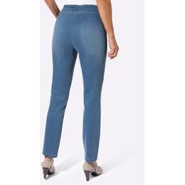 Inspirationen Damen Bequeme Jeansblau, bleached, Gr. 36, unifarben, 81% Baumwolle, 17% Polyester, 2% Elasthan, Jeans