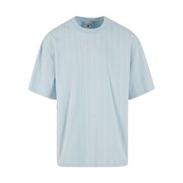Karl Kani T-Shirt 'Essential' Herren Gr&ouml;&szlig;e M pastellblau / pastellgelb