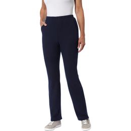 Damen Schlupfhose in Ripp-Qualit&auml;t marine, Gr&ouml;&szlig;e 50