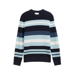 Tom Tailor Pullover Herren Gr&ouml;&szlig;e L marine / hellblau / dunkelblau / wei&szlig;