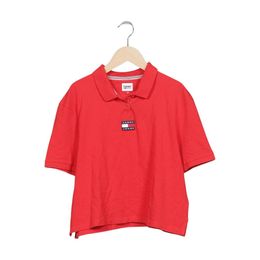 Tommy Jeans Poloshirt Damen Gr&ouml;&szlig;e M Second Hand rot