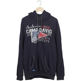 CAMP DAVID Kapuzenpullover Herren Gr&ouml;&szlig;e XL Second Hand marine
