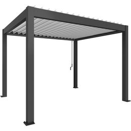 Pergola BioHort "3,5x3, verschiedene Farben", dunkelgrau, metallic, B:367,5cm H:264cm T:312cm, Pergolen, ausgezeichnet mit dem Red Dot Design Award