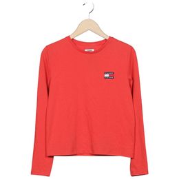 Tommy Jeans Langarmshirt Damen Gr&ouml;&szlig;e S Second Hand rot