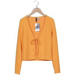 H&M H&M Strickjacke Damen Gr&ouml;&szlig;e S Second Hand orange