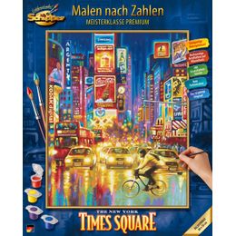 Malen nach Zahlen Schipper "Meisterklasse Premium - New York Times Square", bunt, Malvorlagen, KinderB:40cm H:50cm, Made in Germany, B:40cm H:50cm