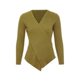 EUCALY Pullover Damen Gr&ouml;&szlig;e XS/S oliv