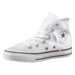 Sneaker Converse "Kinder Chuck Taylor Hi", Kinder, Gr. 29, wei&szlig;, Textil, Schuhe Skaterschuh Sneakerboots Canvassneaker Sneaker high, f&uuml;r Kinder