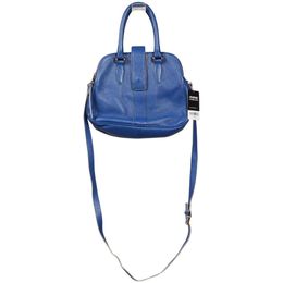 Marina Rinaldi Handtasche gross Leder Damen Gr&ouml;&szlig;e One Size Second Hand blau